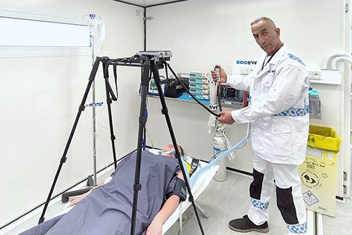 Mobile clinic: modular medical container / emergencie